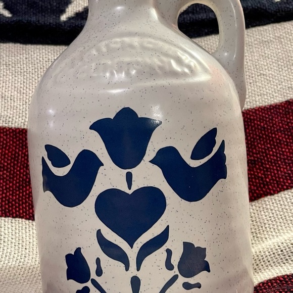 harris Pottery | Accents | Vintage Harris Pottery White Speckled ...